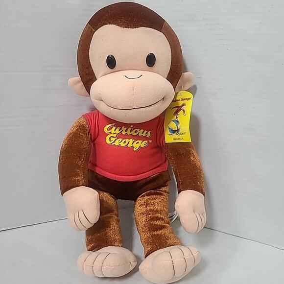 Kellytoy | Toys | Kellytoy 6curious George Plush Toy Wearing Red Shirt ...
